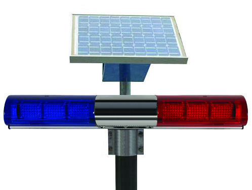ELR-SOL Solar powered Warning Light Bars for Road safety, Solar LED ...